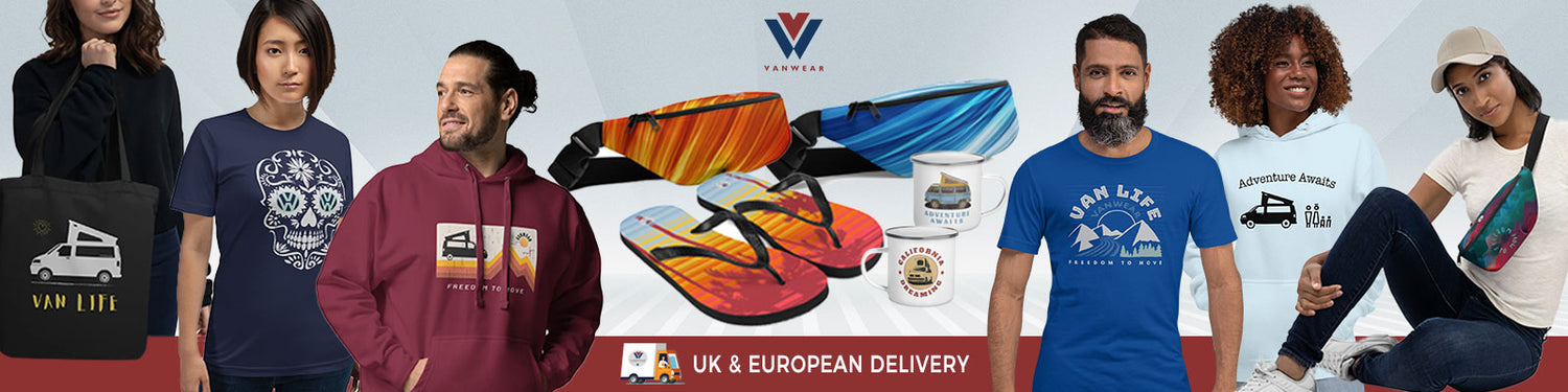 Vanwear UK | Campervan, Van Life & Motorhome T-Shirt, Hoodies, Apparel