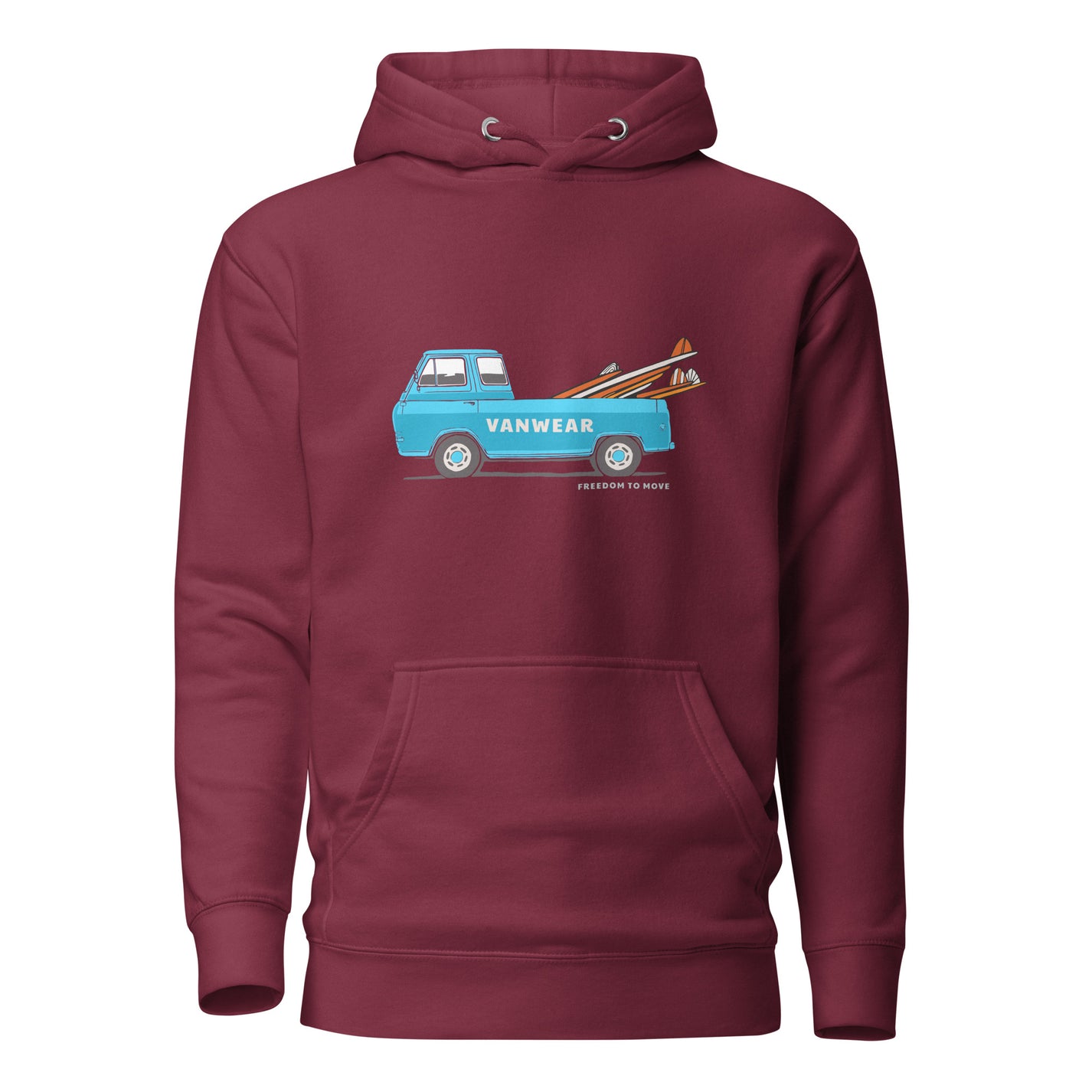 Vanwear VW T25 Pickup 'Surf Bus' Campervan Hoodie – Vanwear UK